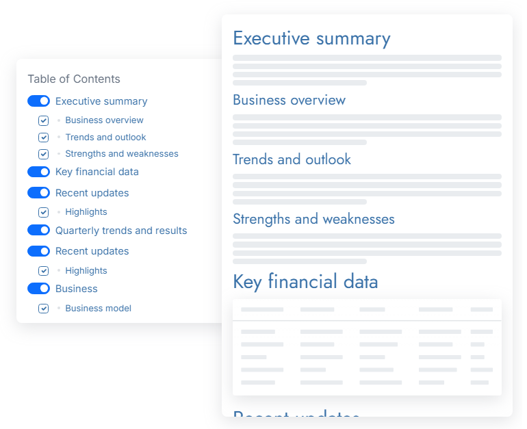 Shared Research Comprehensive research